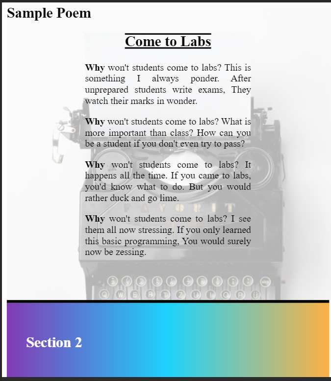 Lab 3 - CSS Fundamentals